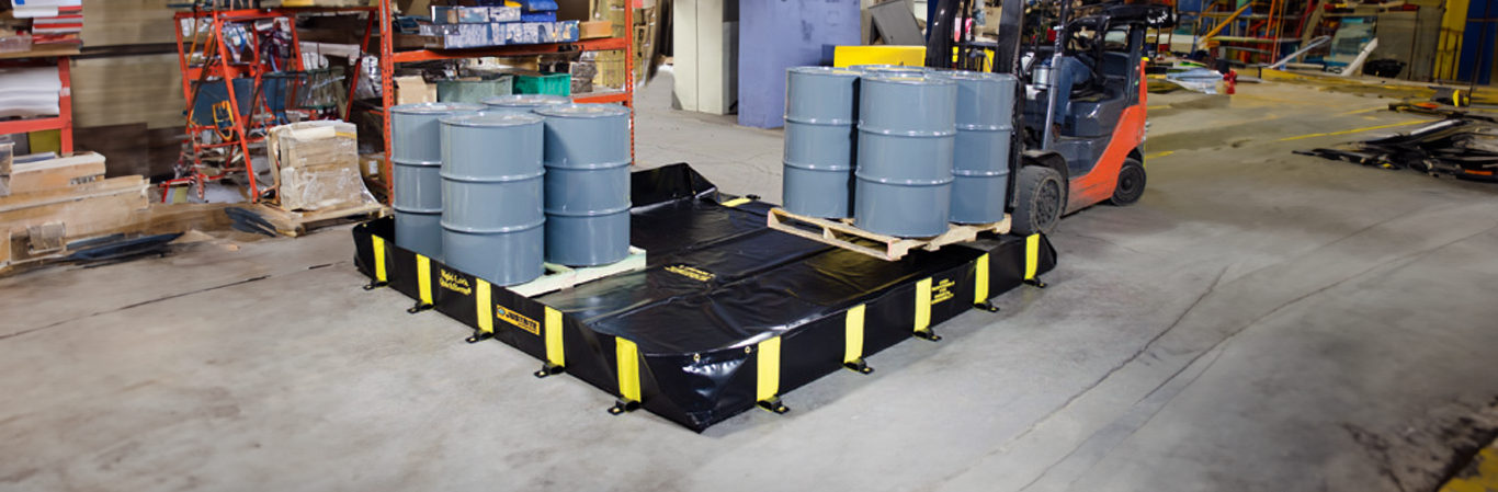 Drum Spill Containment Platforms vs. Berms | BCI